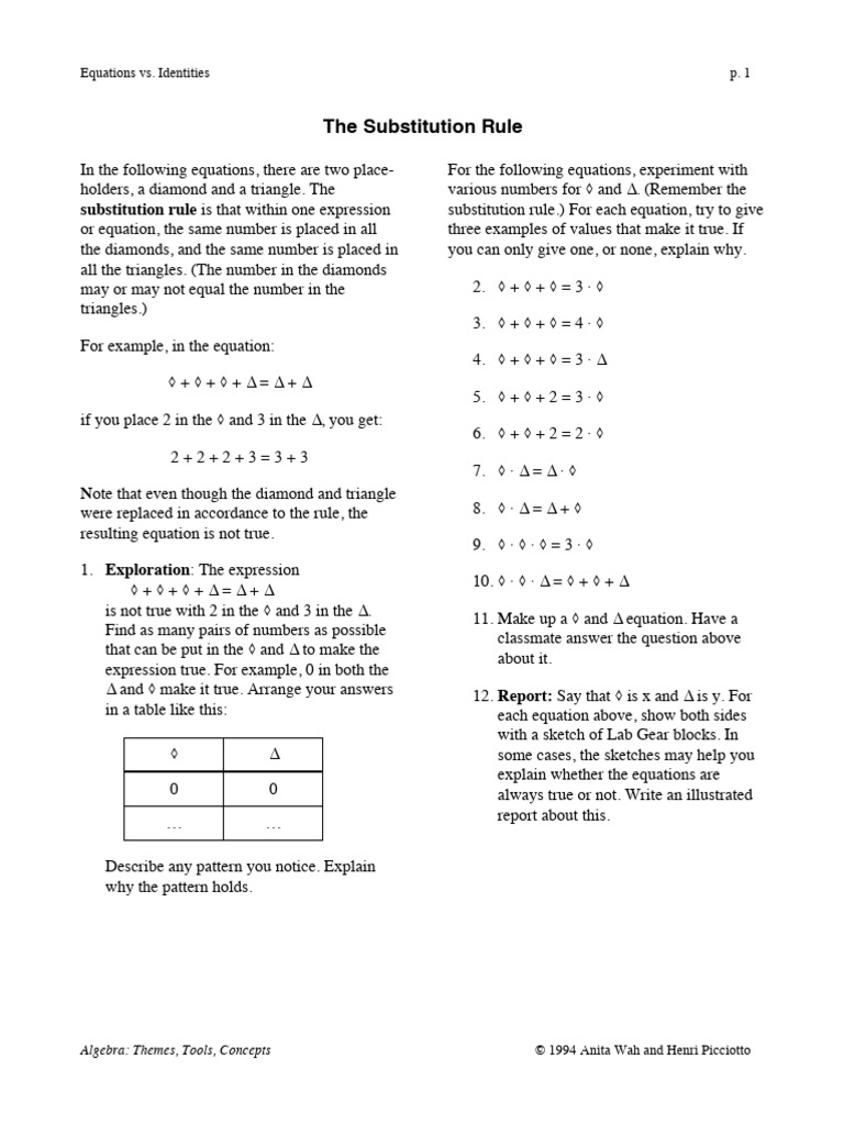 eq-vs-id | PDF | Equations | Function (Mathematics)