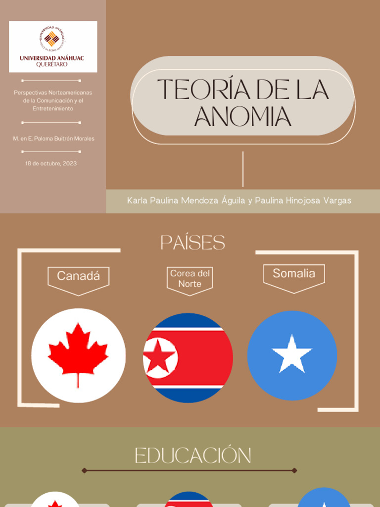 Teoría de La Anomia | PDF