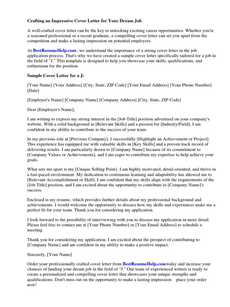 Sample Cover Letter For A Job Application PDF | PDF | Résumé