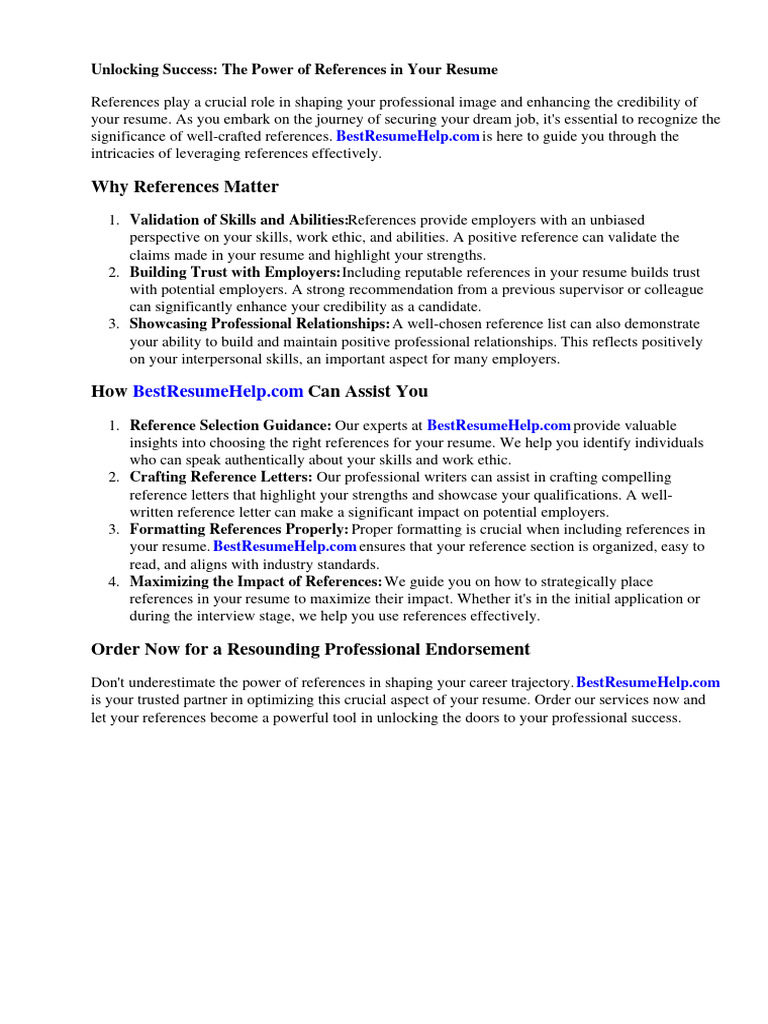 Reference Letter Job Interview | PDF | Résumé | Employment