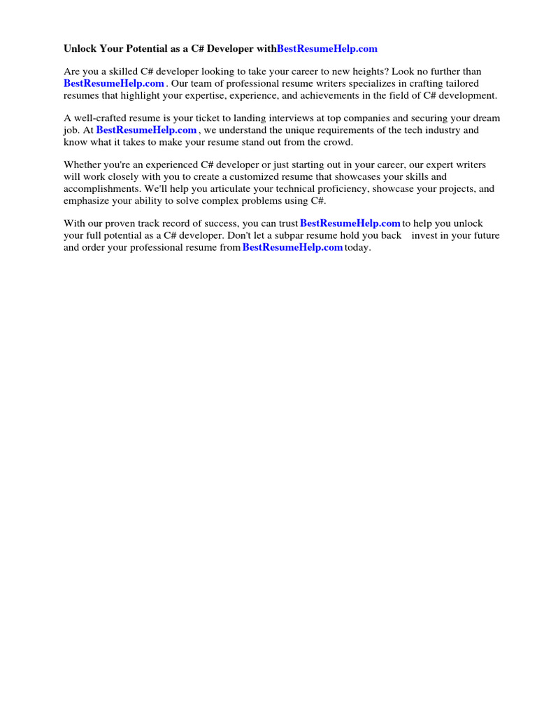 C Developer Resume | PDF | Compiler | Software