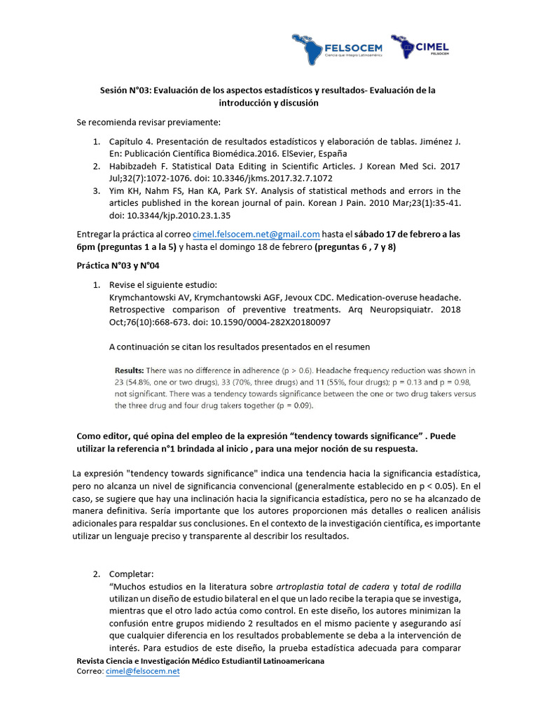 Sesion 3 y 4 Tarea | PDF