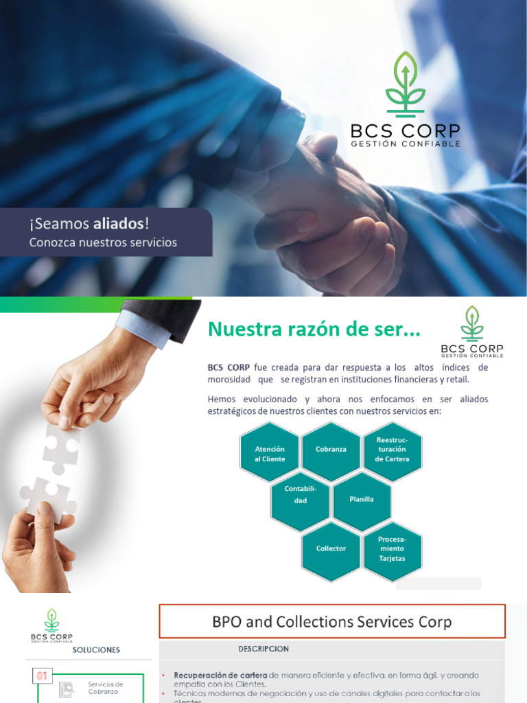 Servicios de Cobranza y Atención al Cliente | PDF | Business | Economias