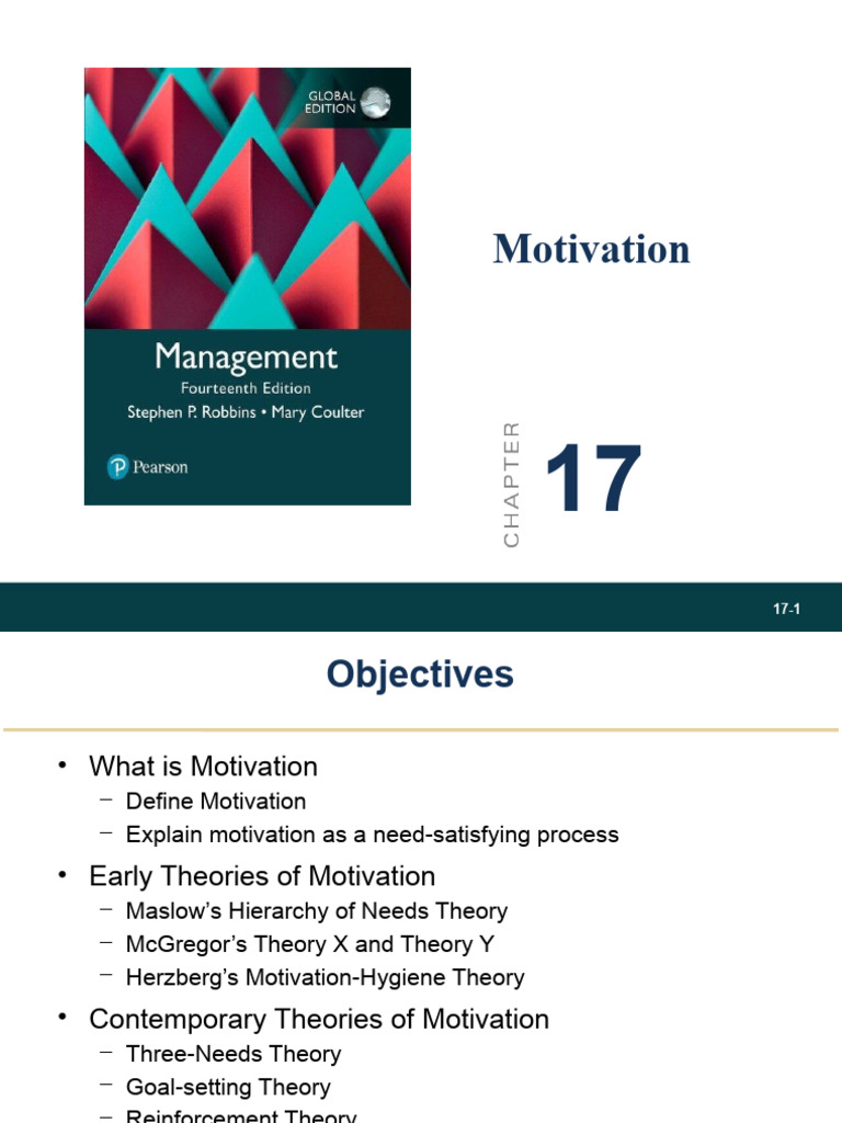MGT201 - CH17 - Motivation | PDF | Motivational | Motivation