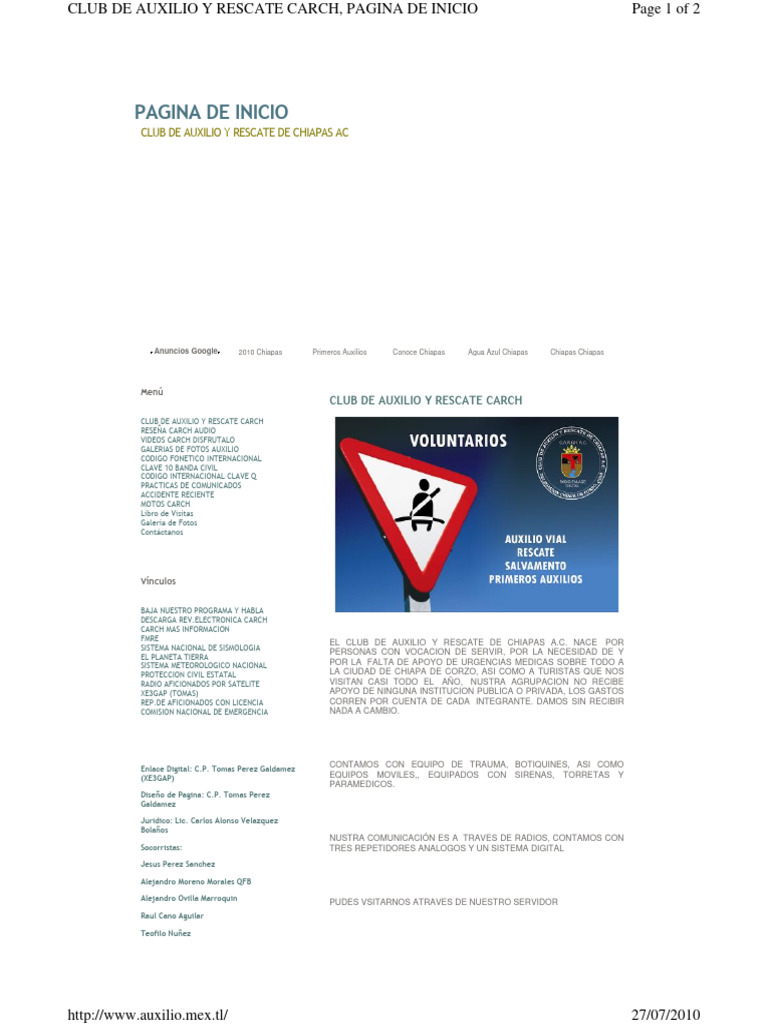 corso de chiapas pasos para el carch | PDF