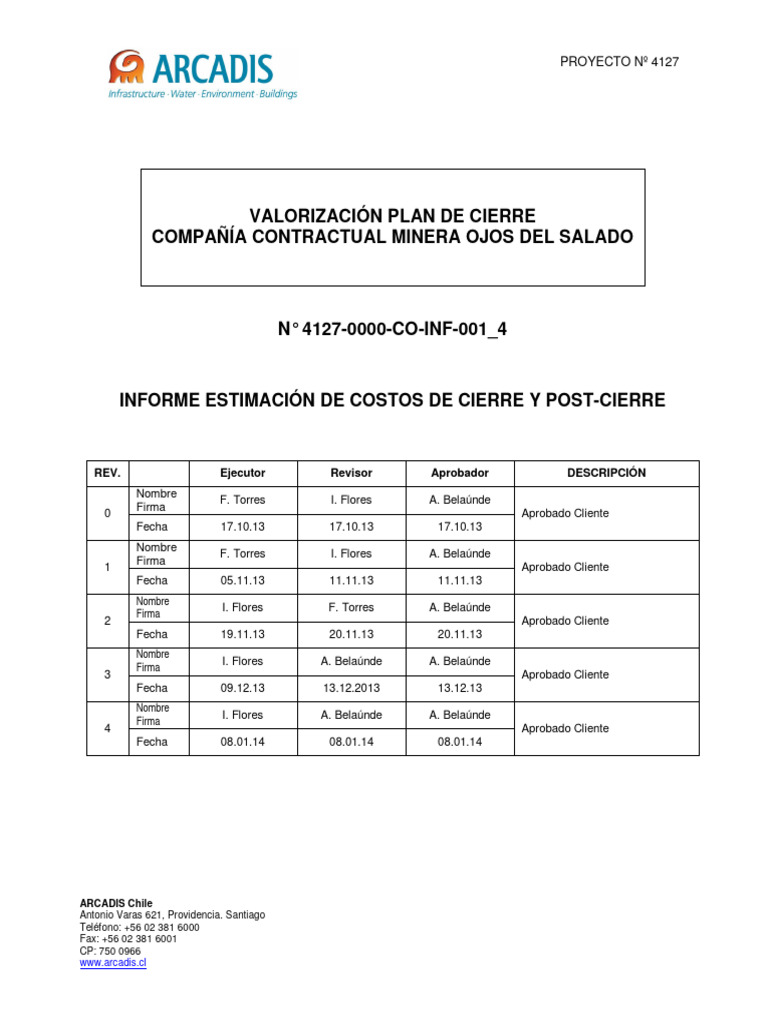 Anexo N - 4127-0000-CO-INF-001 - 3 Valorización Cierre CCMOS y Anexos | PDF | Residuos | Demolición