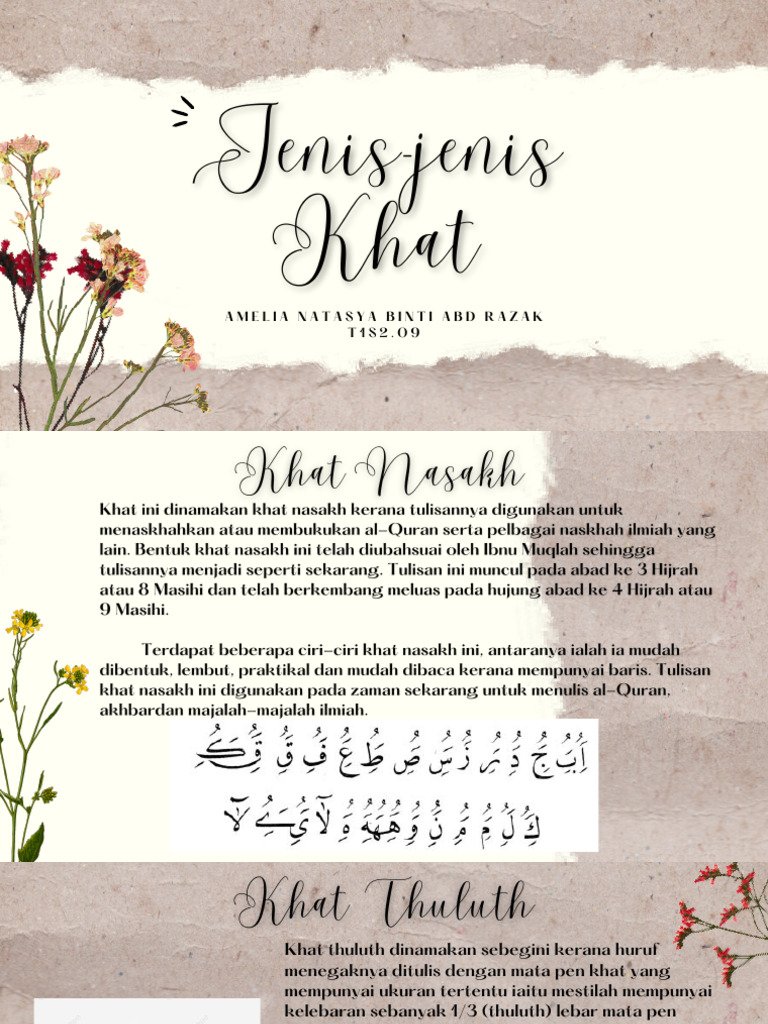 Jenis-Jeni Khat | PDF