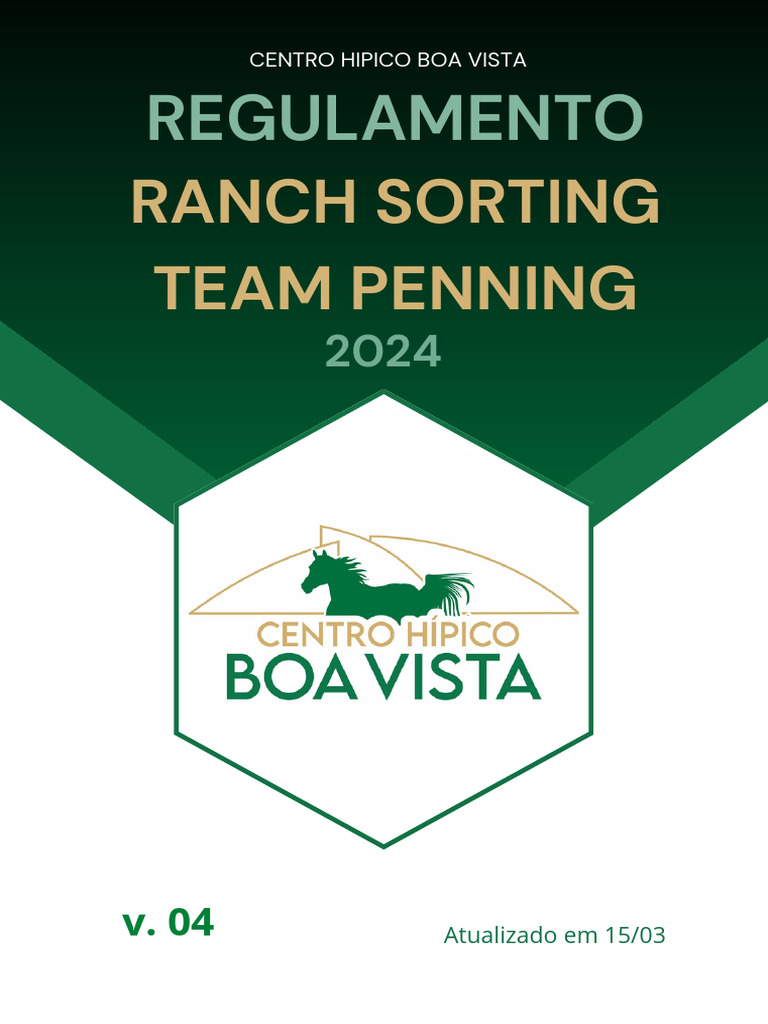 Regulamento Copa Ranch Sorting 2024 | PDF