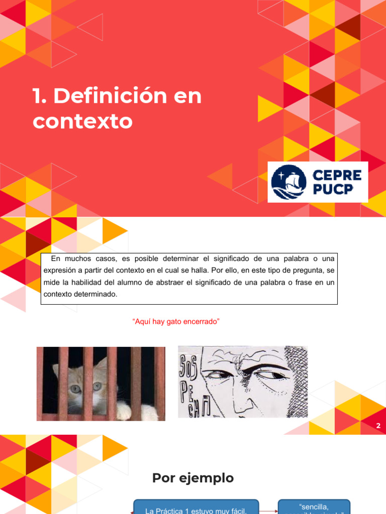 Comprensión de Palabras en Contexto | PDF