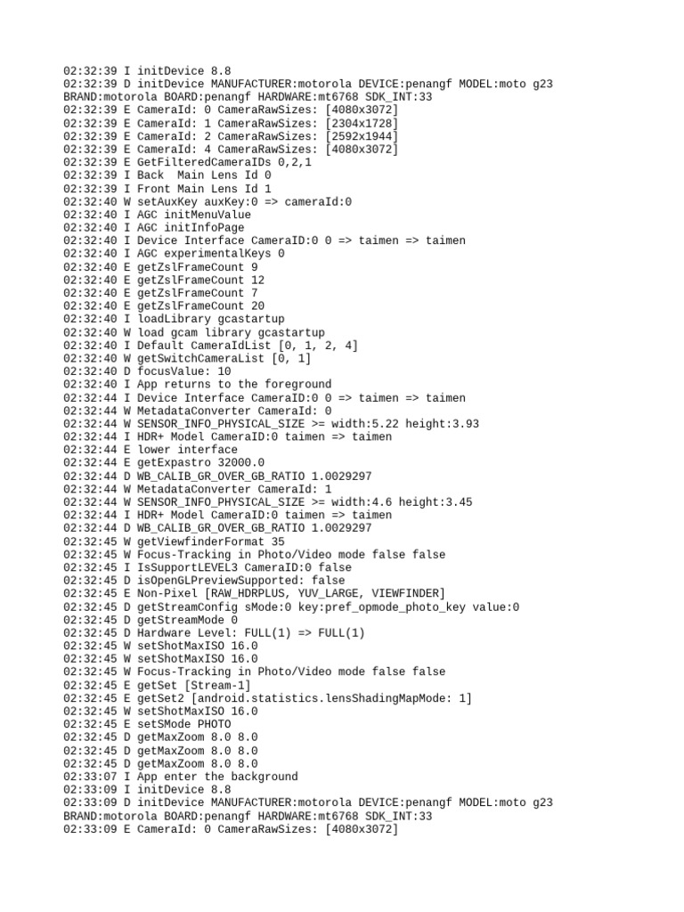 Log 20240315 | PDF | Information Appliances | Smartphone