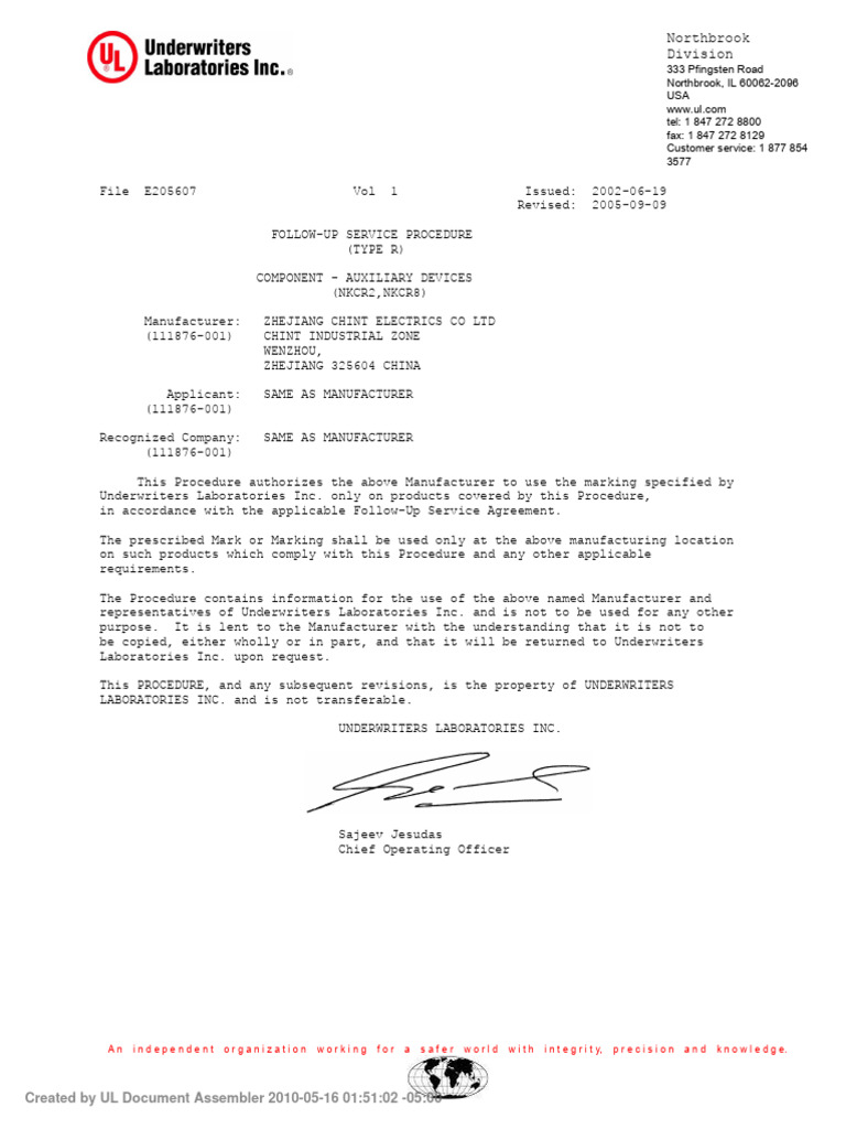 Follow-Up Service Procedure for Auxiliary Devices | PDF | Relay ...