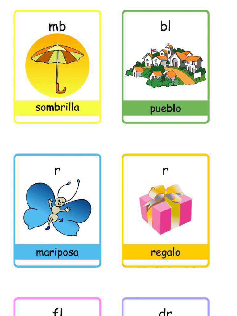 Consonantes 2º Grado | PDF