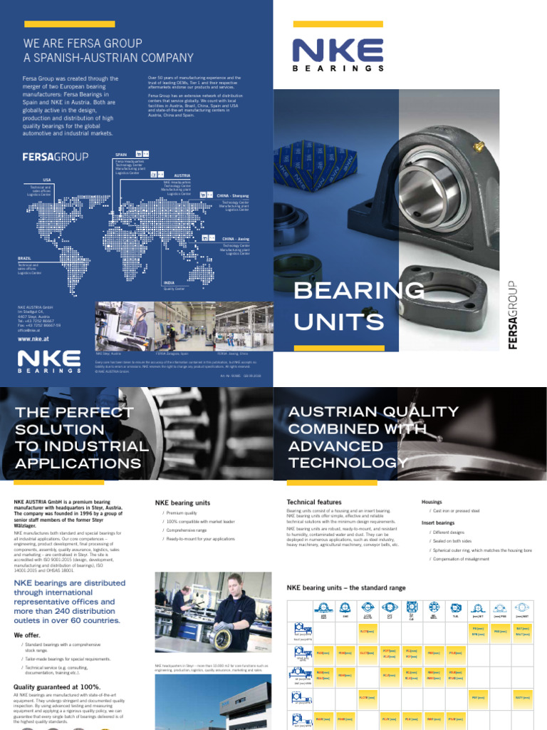 NKE Gehuselager GB 2018 Low | PDF | Engineering