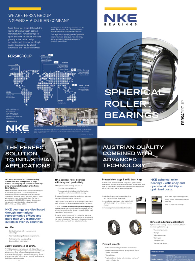 NKE SRB GB 2018 Low | PDF | Bearing (Mechanical) | Mechanical Engineering NKE SRB GB 2018 Low | PDF | Bearing (Mechanical) | Mechanical Engineering