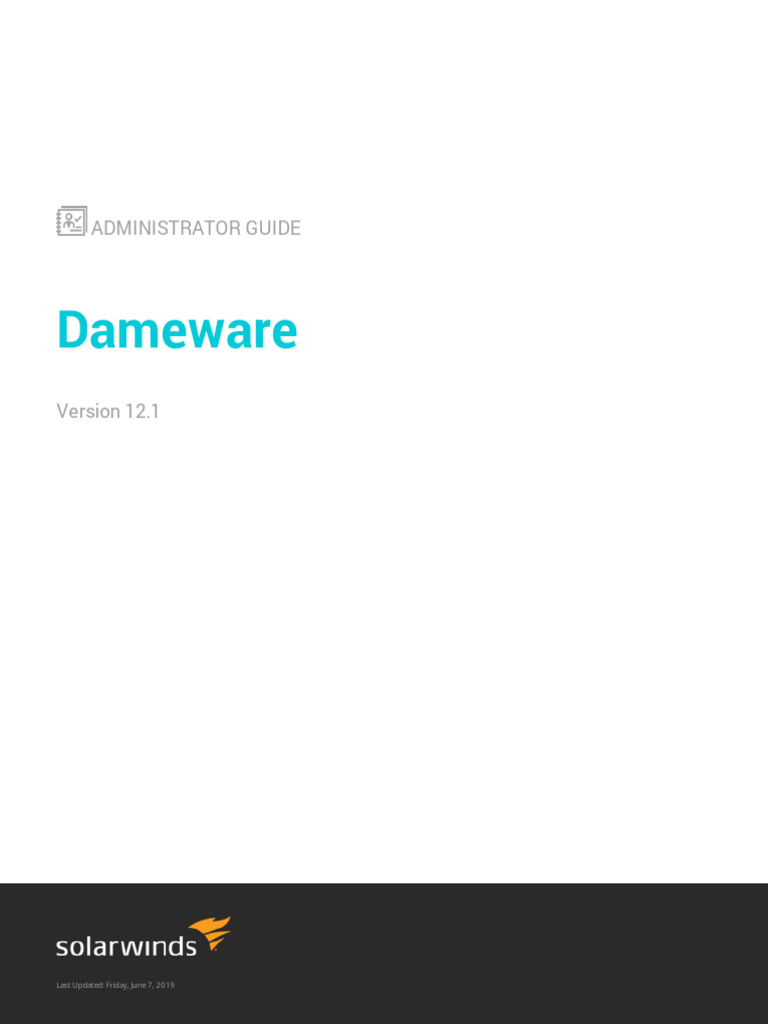 Dameware Server Administrator Guide | PDF | Proxy Server | Port (Computer Networking)