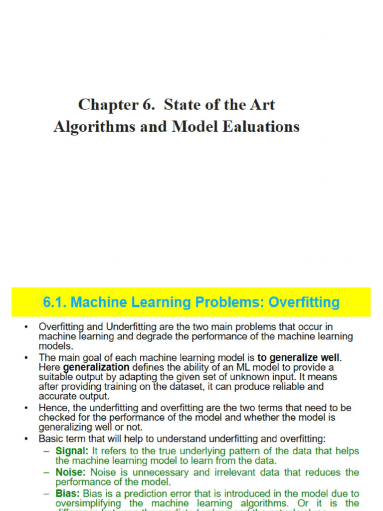 Chapter 6 - State of The Art Algorithms-Stud | PDF