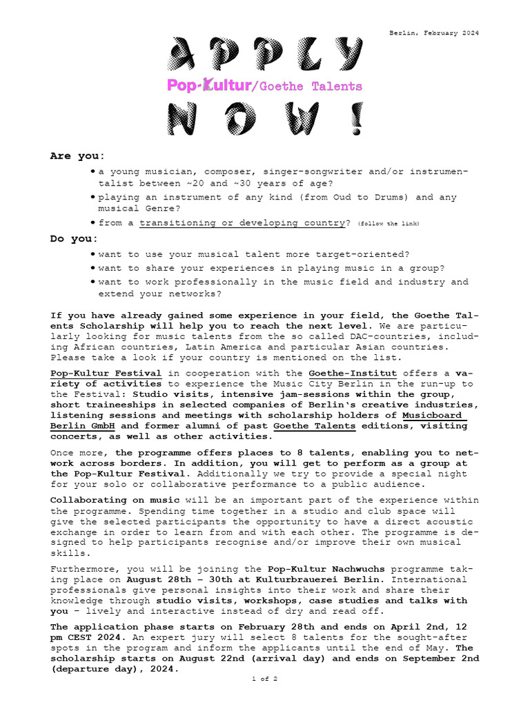 PK24 GT Call-For-Application | PDF