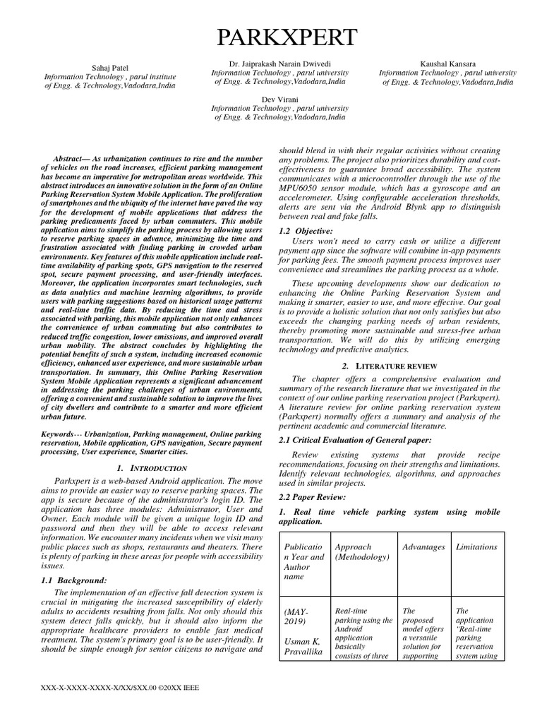 Parkxpert (717,727,738) | PDF | Unified Modeling Language | Parking