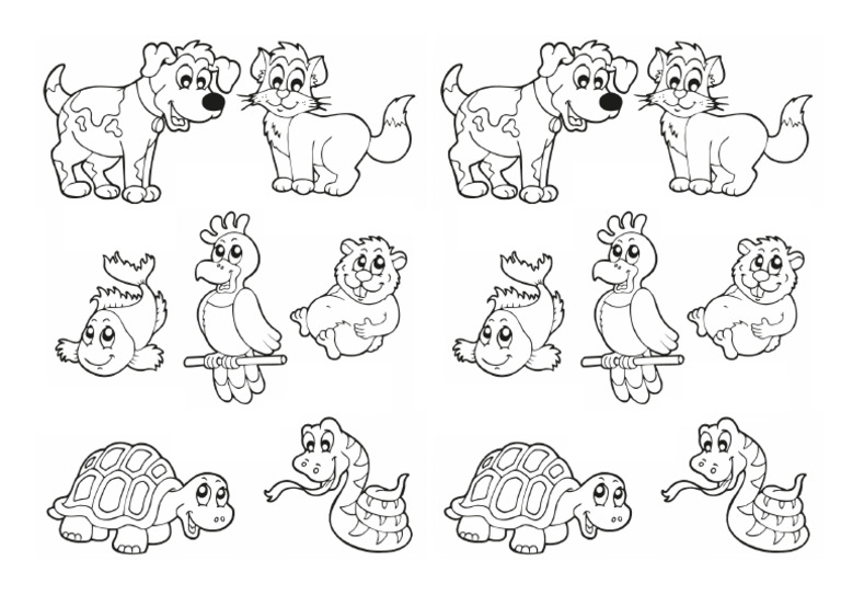Coloring Page For 2 | PDF