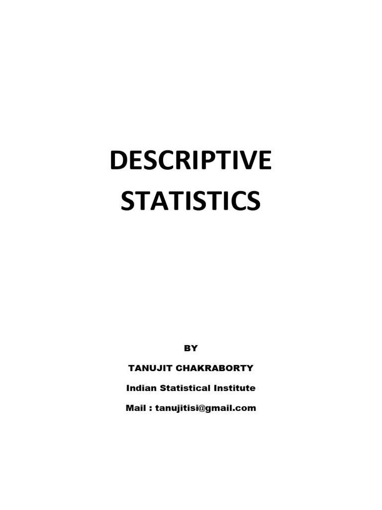 Introduction to Descriptive Statistics | PDF | Statistics | Level Of ...