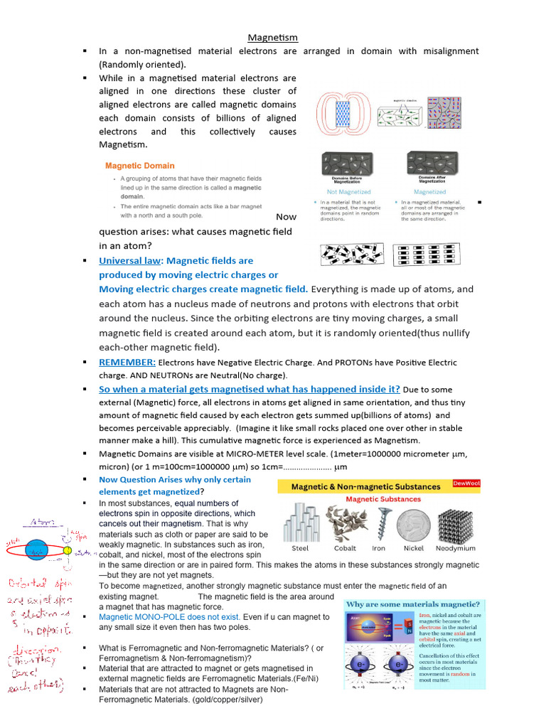 Magnetism | PDF | Magnetism | Ferromagnetism