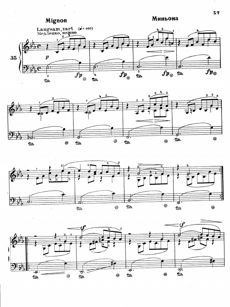 Schumann Mignon | PDF