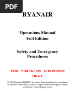 Ryanair Operations Manual Part A 1 | PDF | Airport | Transport