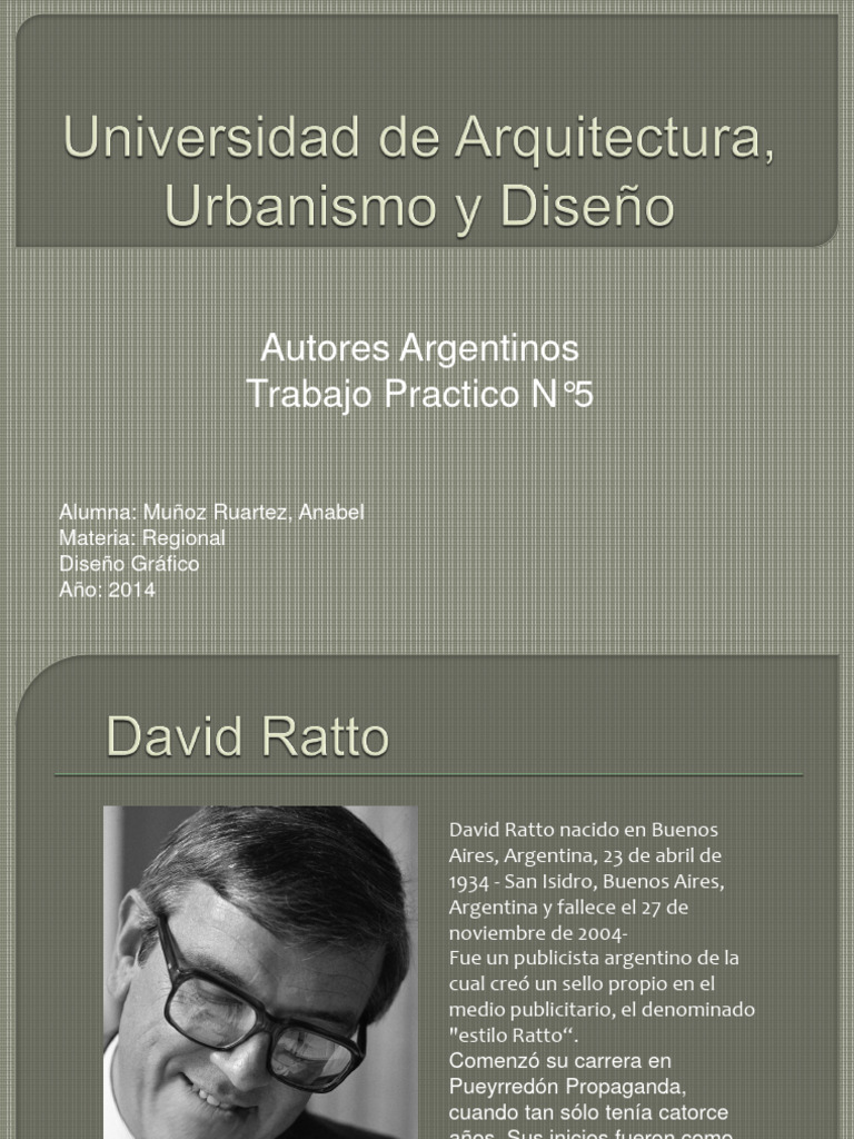 David Ratto | PDF | Publicidad