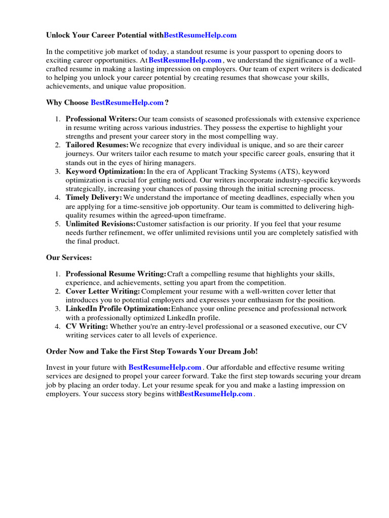 Importance of Resume | PDF | Résumé | Recruitment
