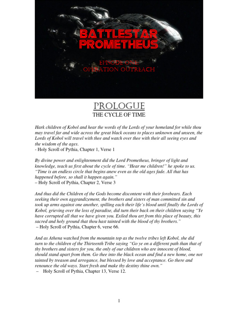 Battlestar Prometheus 1 | PDF