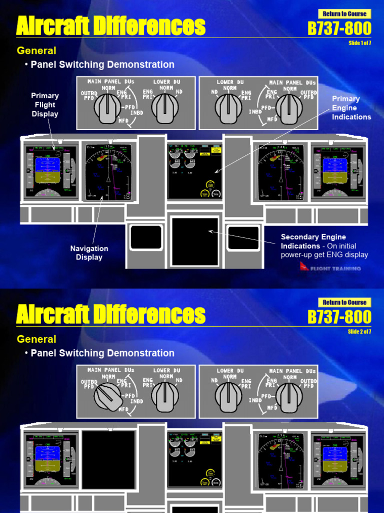 B738 Panel Switching Demo | PDF | Business | Technology & Engineering