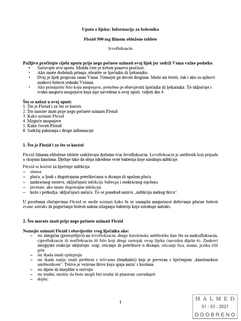 Flexid Filmom Oblozene Tablete PIL | PDF
