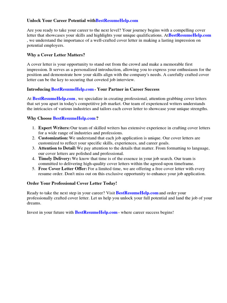 Free Cover Letter Examples PDF | PDF | Résumé | Recruitment