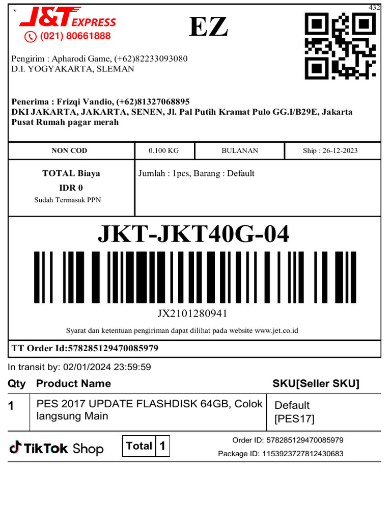 12-26 - 18-39-29 - Shipping Label+packing List | PDF