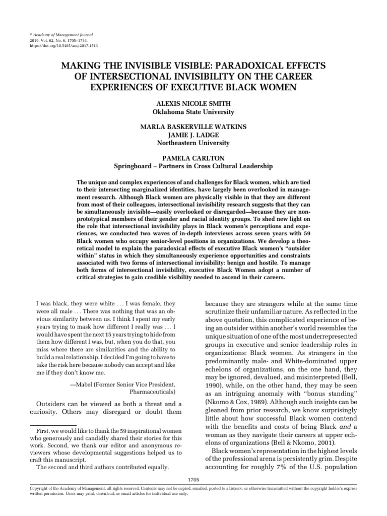 Selected Paper 4 | PDF | Intersectionality | Social Psychology