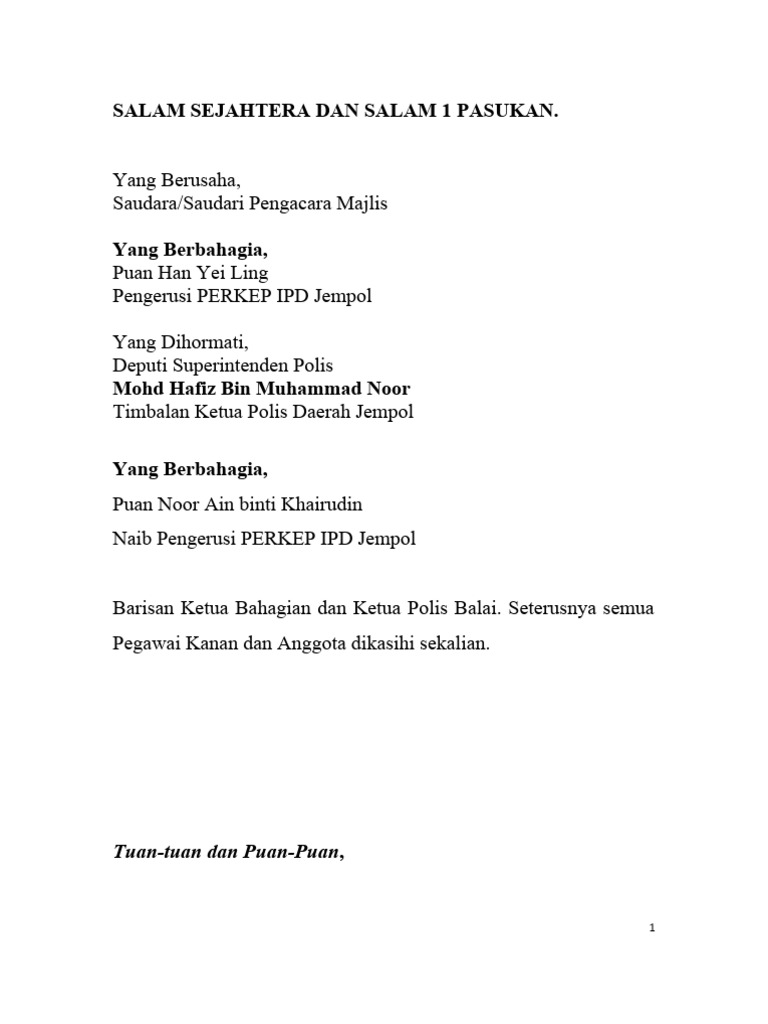 Program Singgah Sahur IPD Jempol | PDF