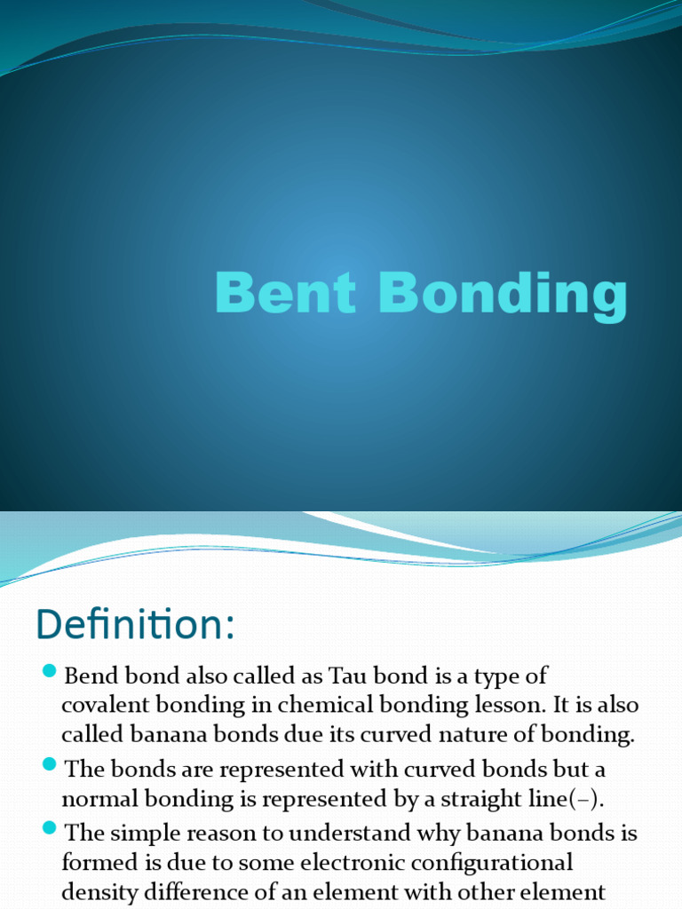 Bent Bonding | PDF