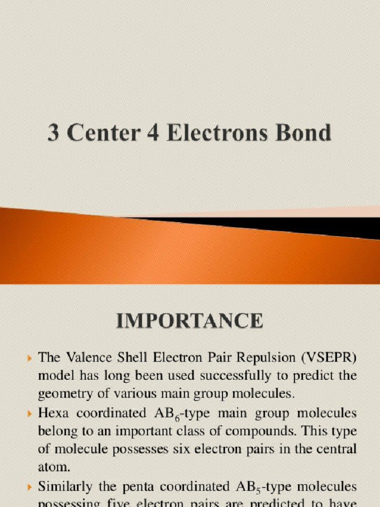 3center 4 Bond | PDF