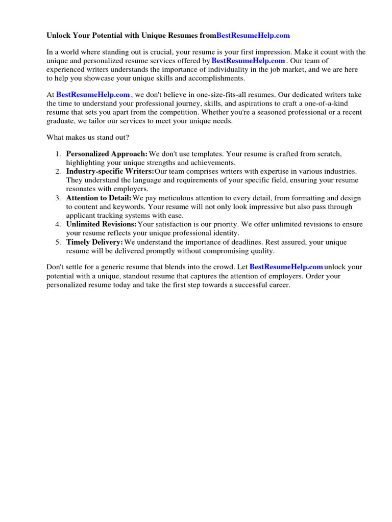 Unique Name For Cover Letter | PDF | Résumé | Recruitment