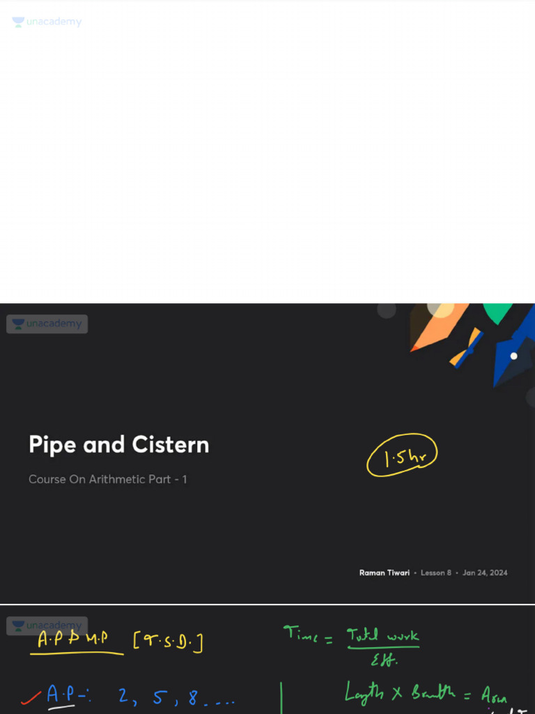 Pipe and Cistern With Anno | PDF