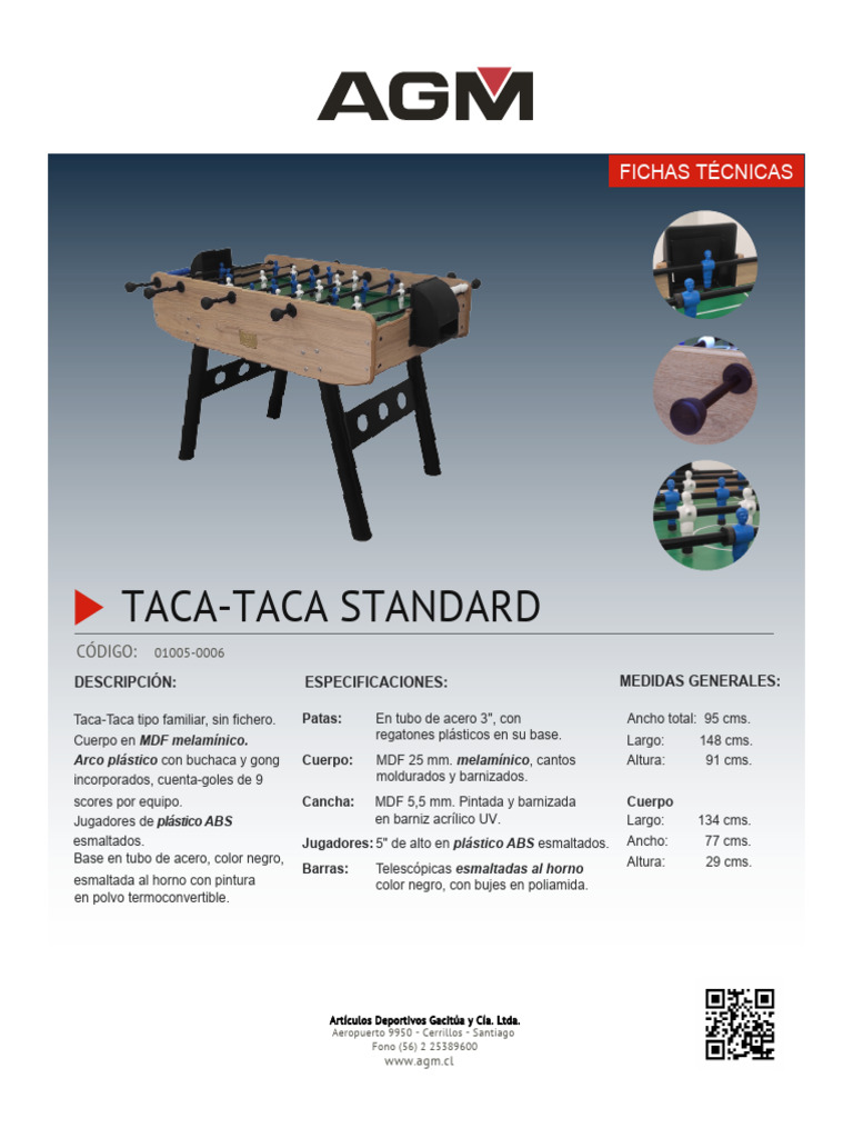 FICHA AGM TACA TACA STANDARD 2023 | PDF