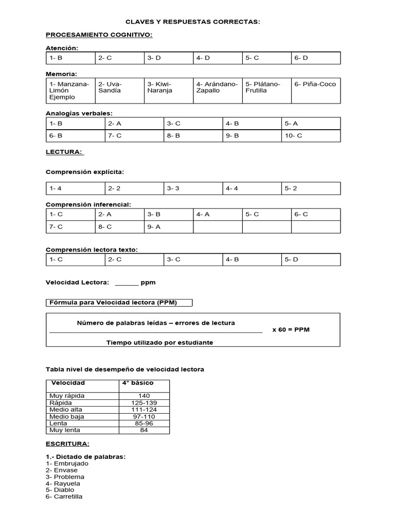 Protocolo Corrección 4° Básico | PDF | Modificación de comportamiento | La lingüística aplicada