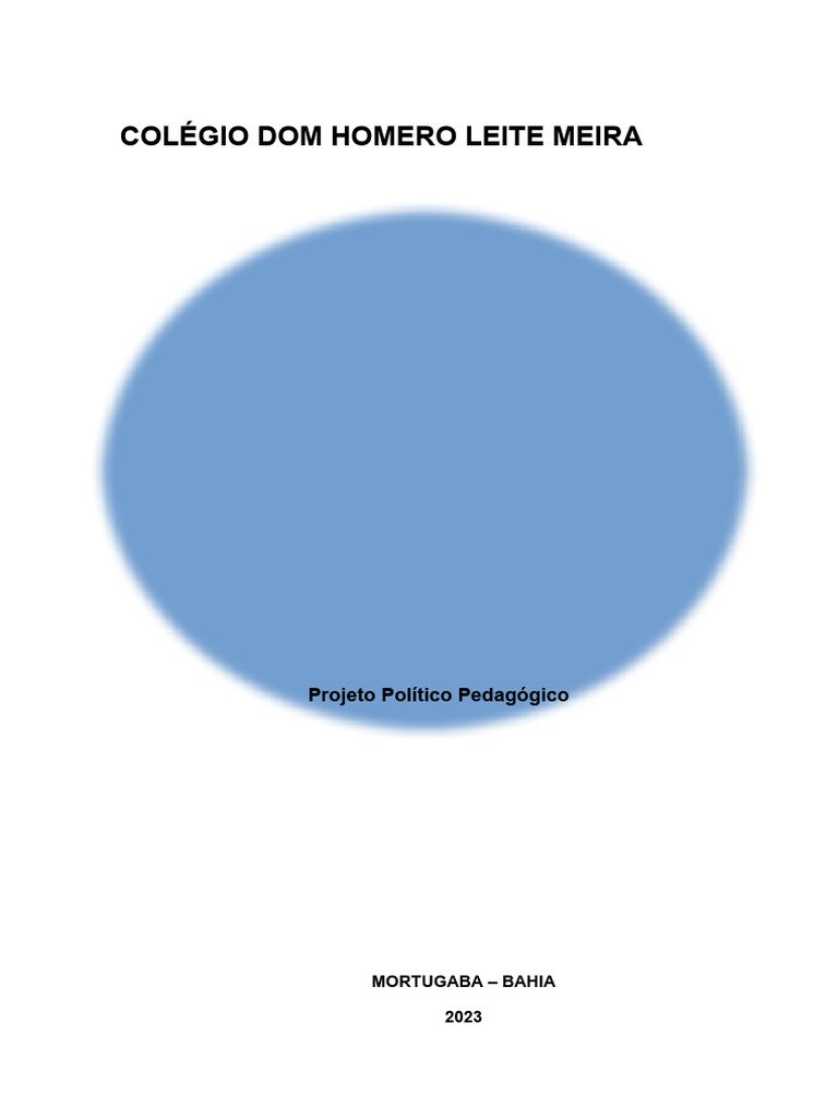 PPP DOM HOMERO (Ok) Este | PDF | Pedagogia | Sociologia