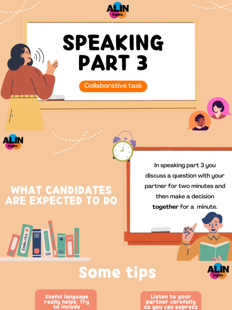 Speaking Part 3: Collaborative Task Tips | PDF