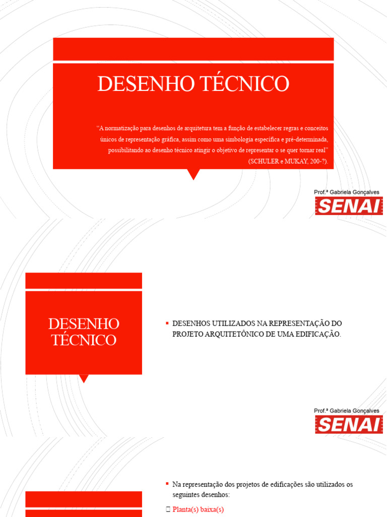 Simbologia e Elementos da Planta Baixa | PDF | Desenho técnico | Desenho
