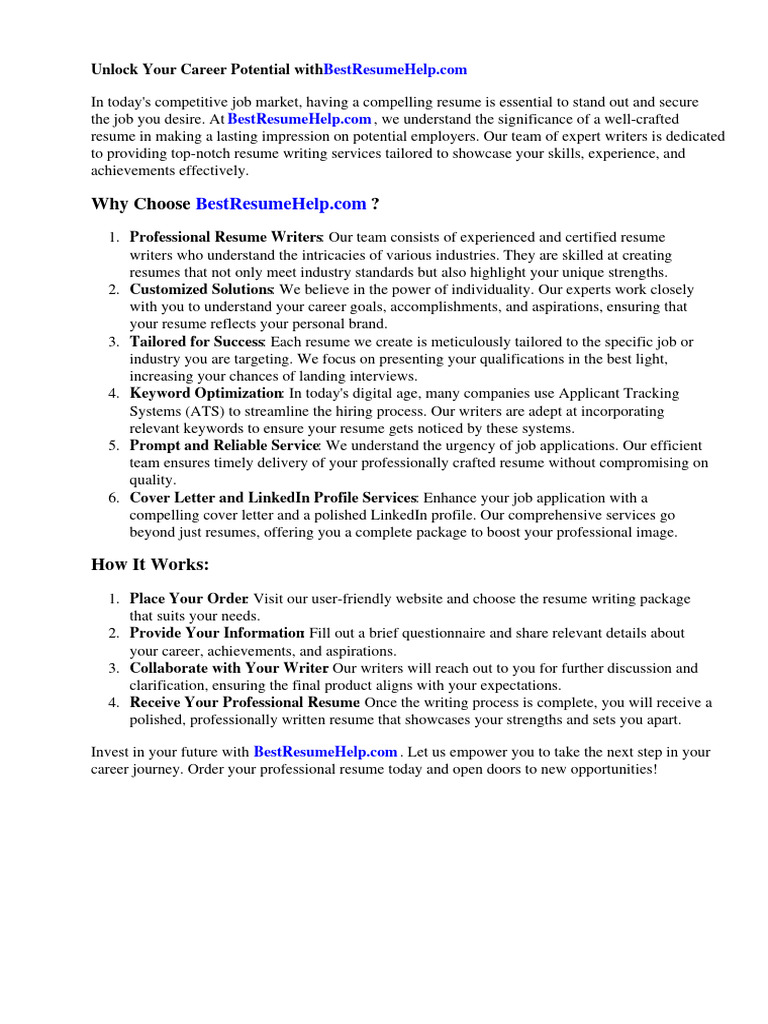 Resume For Union Job | PDF | Résumé | Employment