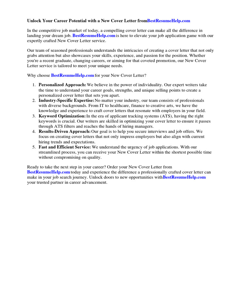 New Cover Letter Format | PDF | Résumé | Recruitment