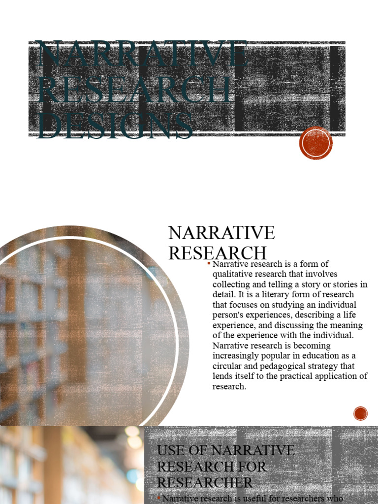 Understanding Narrative Research Designs | PDF | Narrative | Cognition