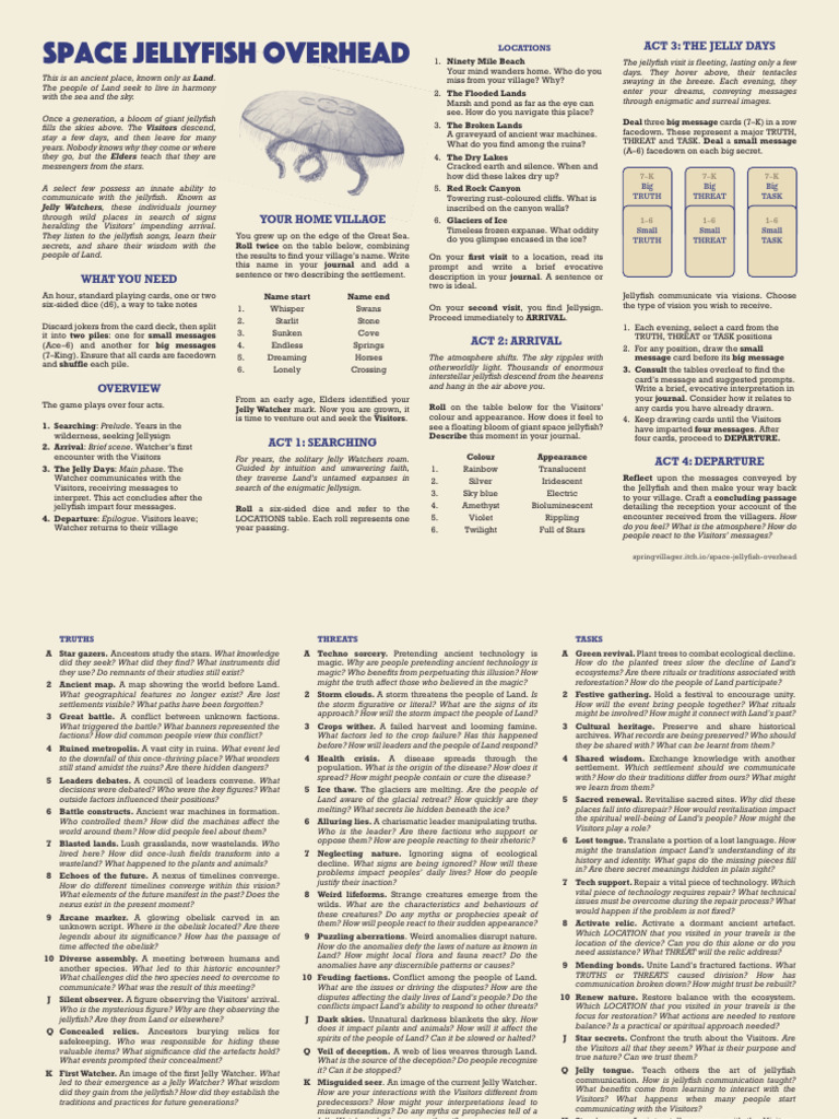 Space Jellyfish Overhead | PDF