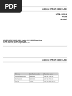 Demag Error codes | PDF